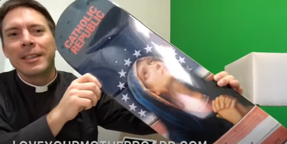 Motherboards box opening & Timothy Gordon’s new Skateboard - Fr. Mark